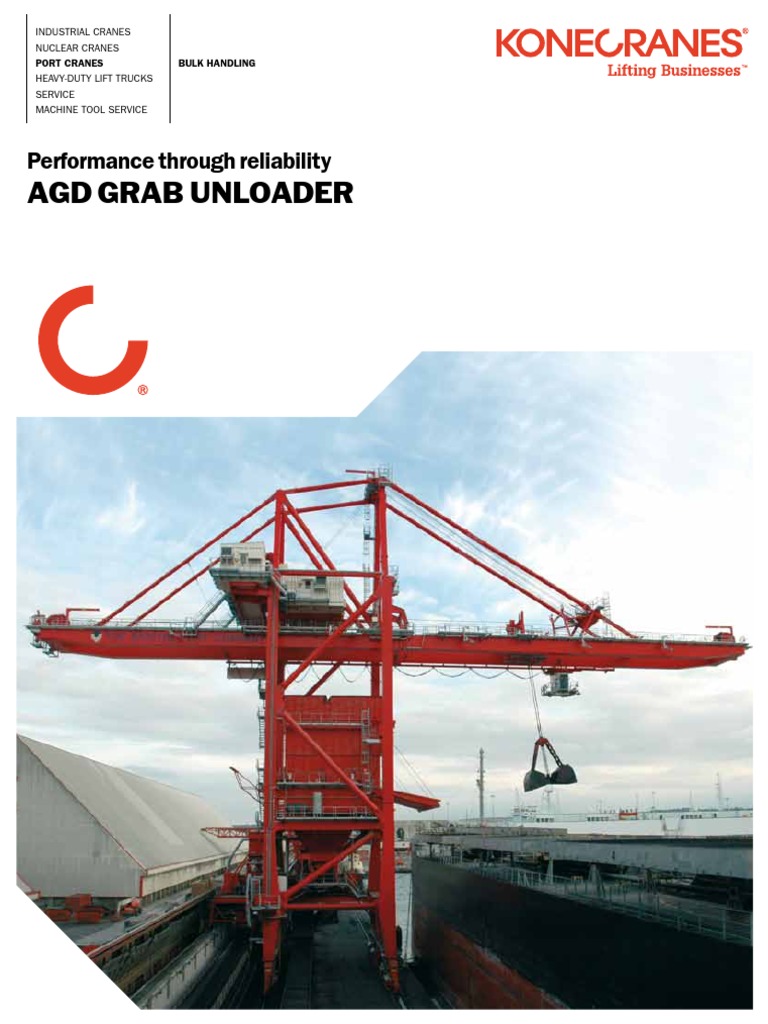 Agd Grab Unloader Brochure | PDF | Crane (Machine) | Truck