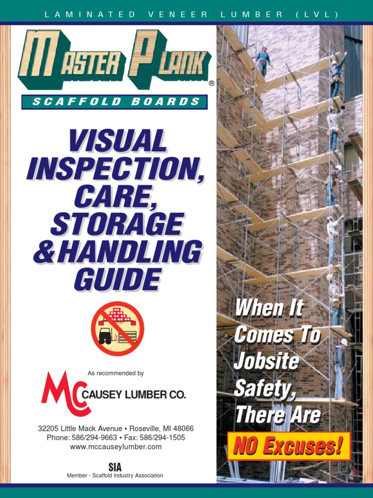 Visual Inspection Care Storage & Handling Guide | PDF | Lumber | Wood