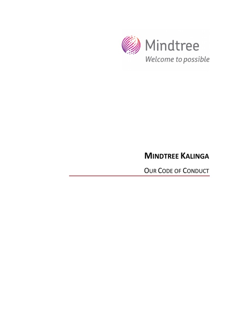 Mindtree Kalinga - Code of Conduct | PDF