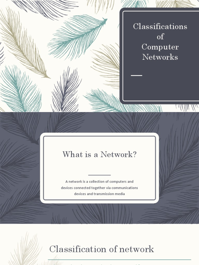 Classifications of Networks | PDF | Local Area Network | Computer Network