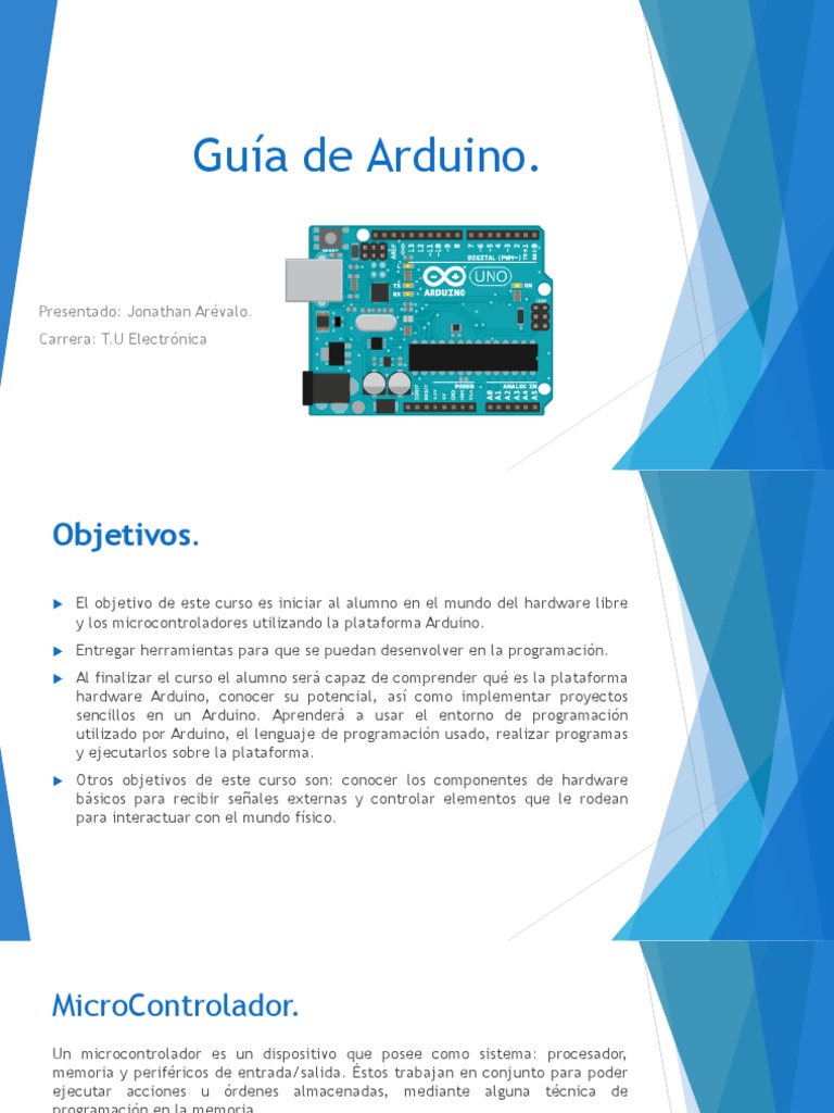 Arduino 1 | Descargar gratis PDF | Microcontrolador | Arduino