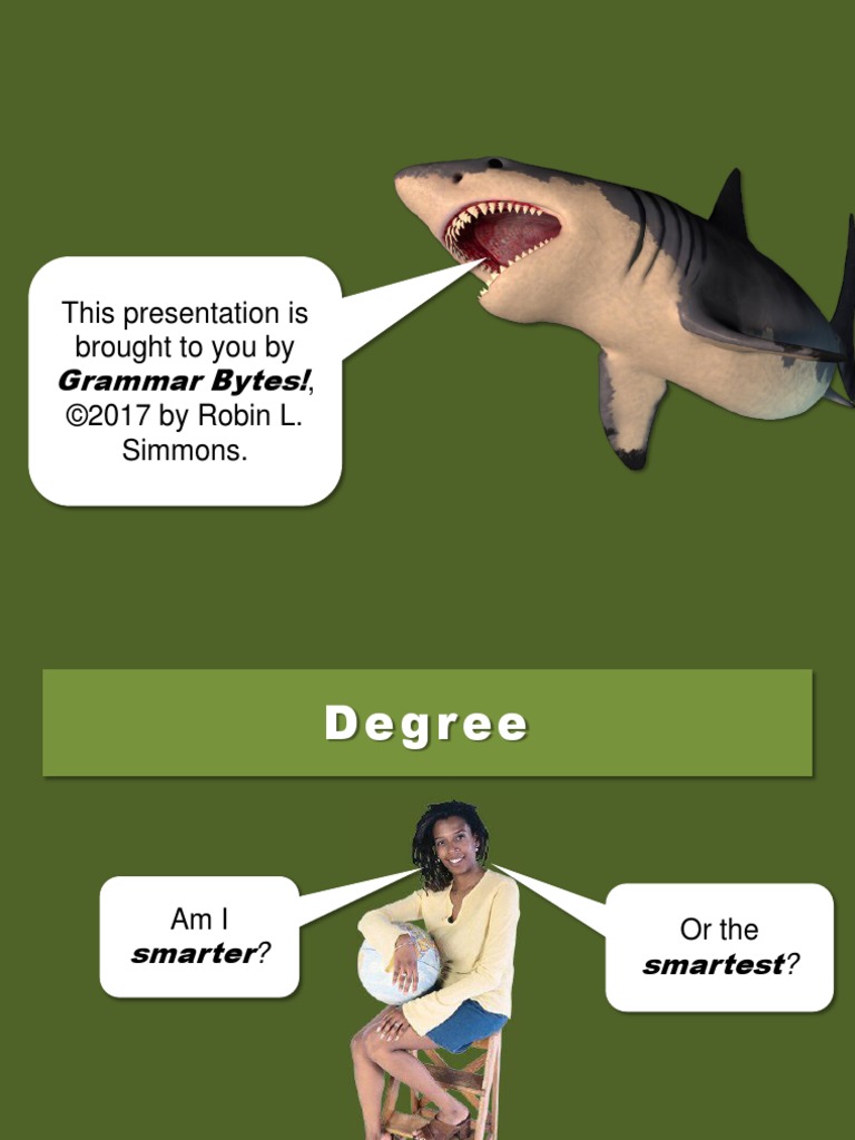 08 - Degrees of Comparison | PDF | Language Mechanics | Syntax
