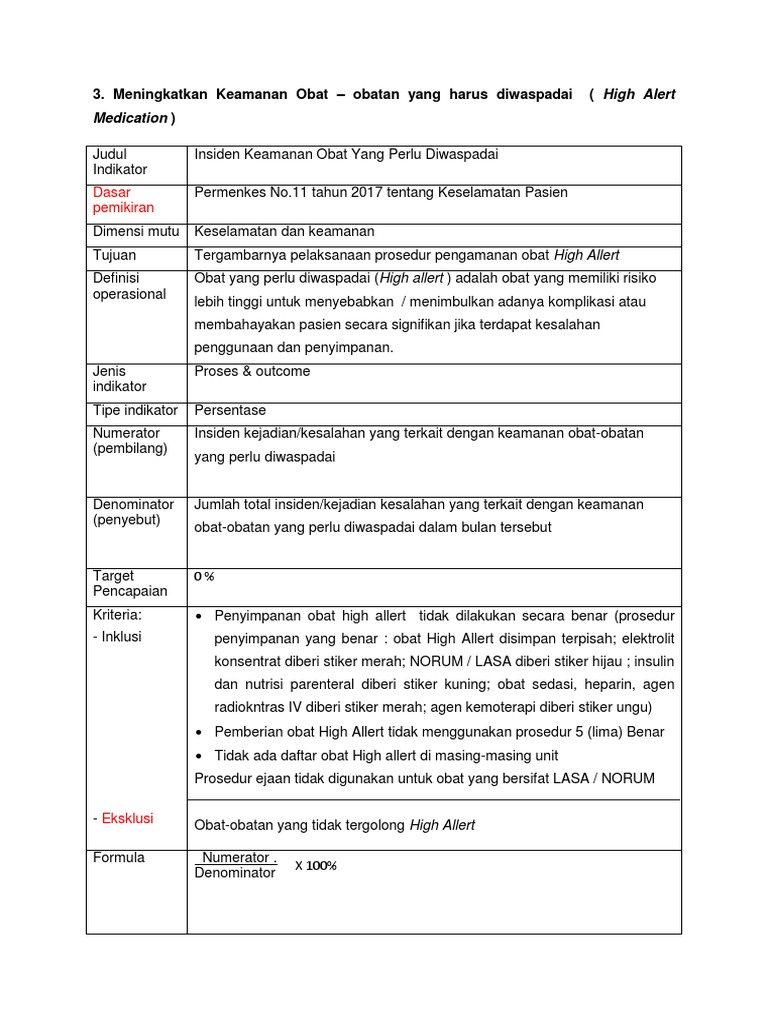 Profil Indikator SKP 3 | PDF