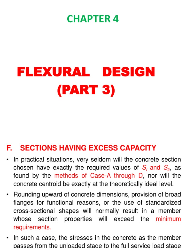 Chapter 4 Flexural Design - (Part 3) | PDF | Prestressed Concrete ...