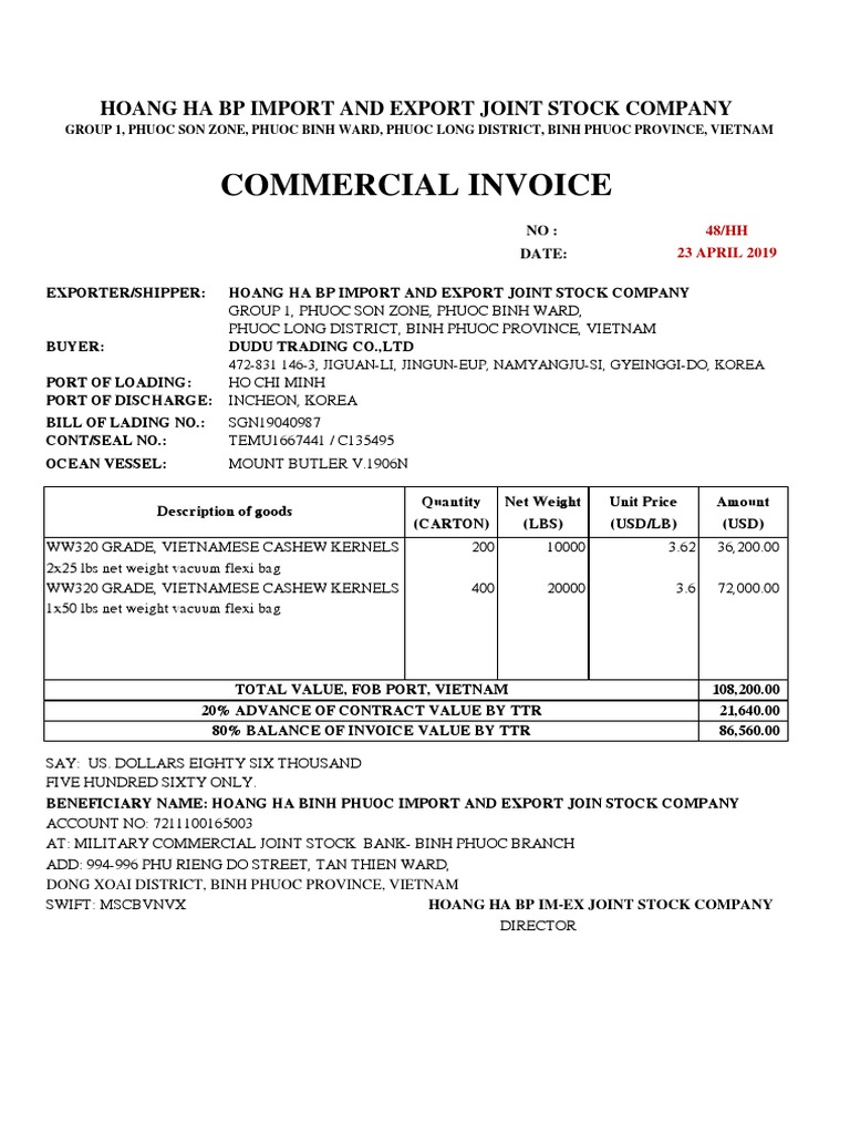 Draft Docs Dudu 49.Hh | PDF | Vietnam | Bill Of Lading