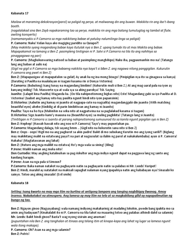 Kabanata 17 | PDF