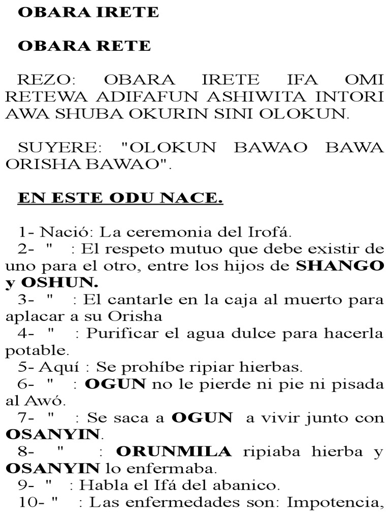 119.obara Rete | PDF | Santeria | Naturaleza