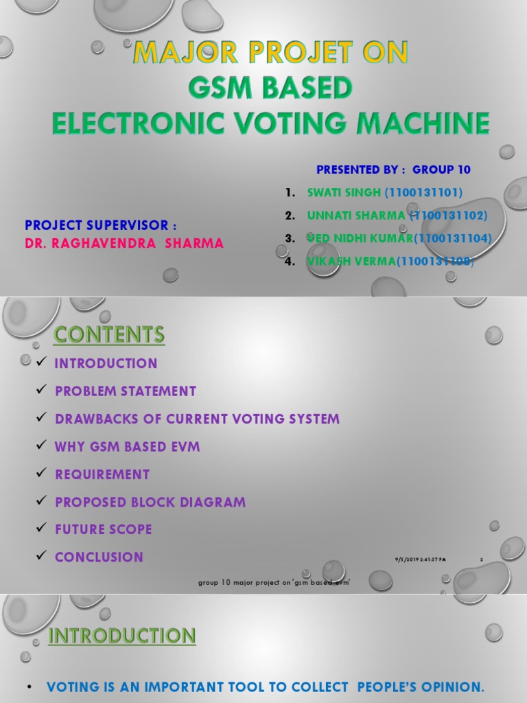 GSM Based Evm | PDF | Electrical Engineering | Electronics