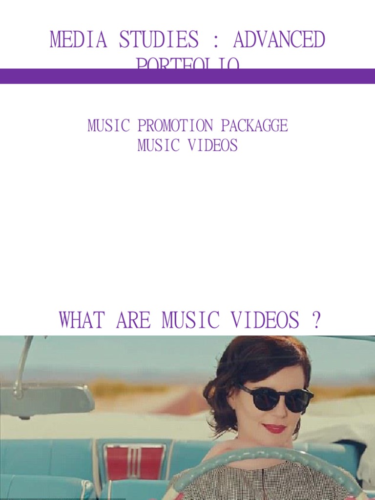 Media Studies: Advanced Portfolio: Music Promotion Packagge Music ...
