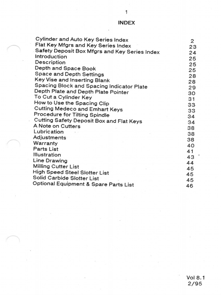 Framon Key Depth Space Guide Vol8.1 Feb1995 PDF | PDF