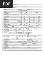 TEMA Heat Exchanger Specification Sheet | PDF | Heat Exchanger | Pressure