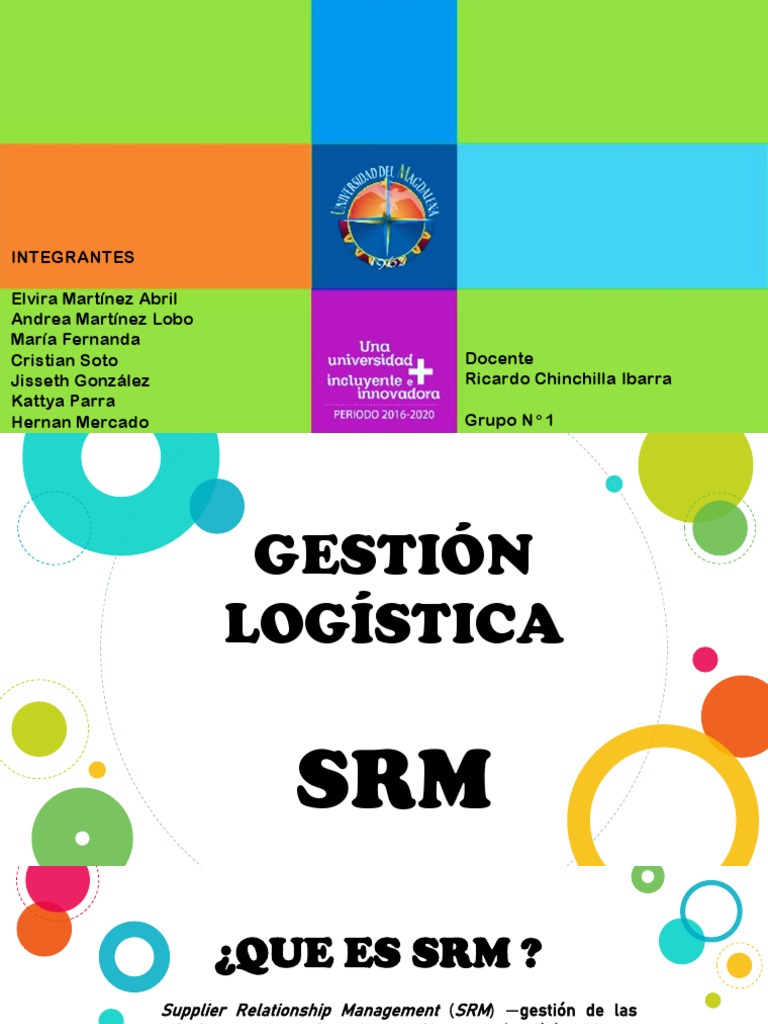 SRM Diapo | PDF | Sap Se | Gestión de la cadena de suministro