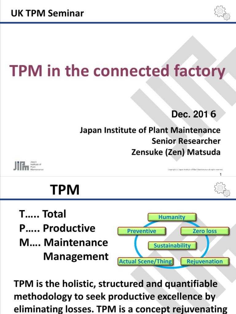 TPM in The Connected Factory | PDF | Artificial Intelligence ...
