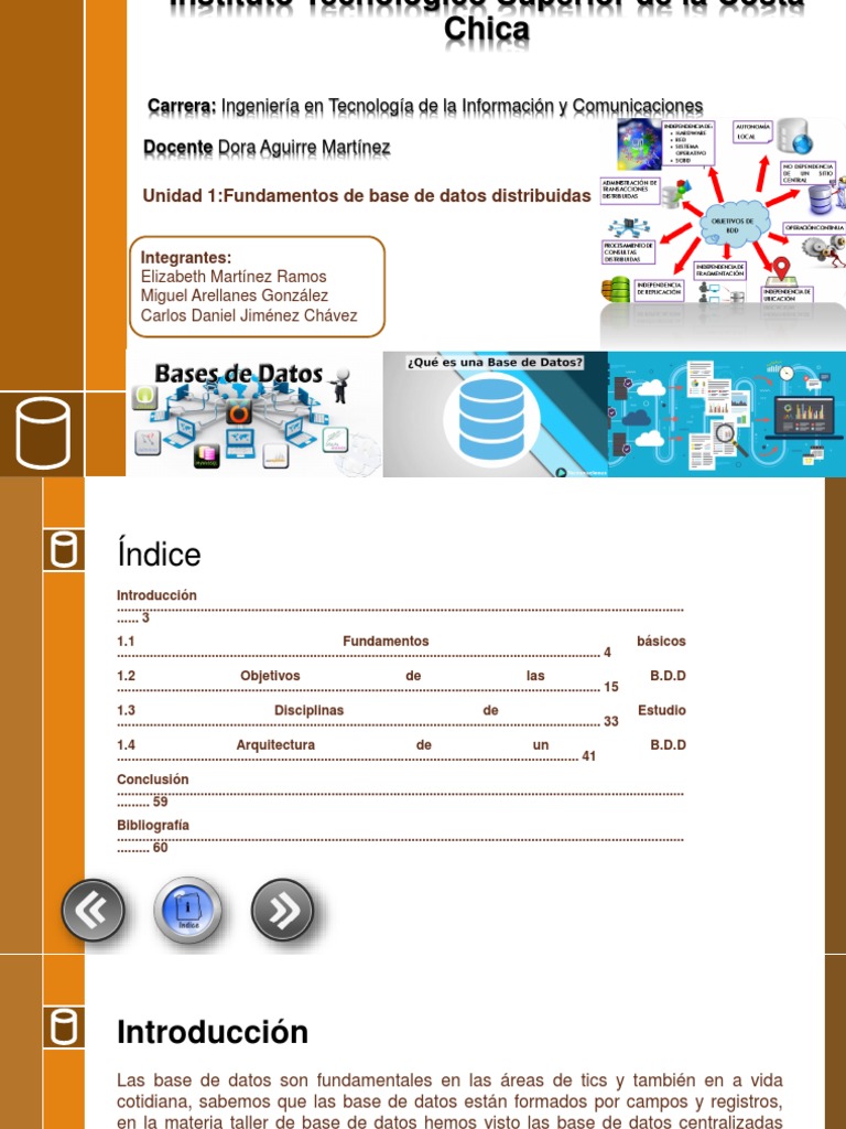 Fundamentos de Base de Datos Distribuidas | PDF | Modelo cliente-servidor | Servidor (Computación)