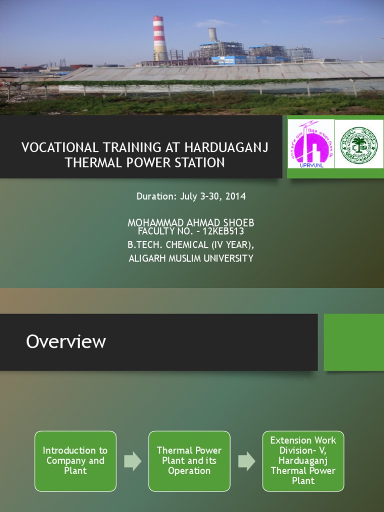 Harduaganj Thermal Power Station Overview | PDF | Coal | Power Station