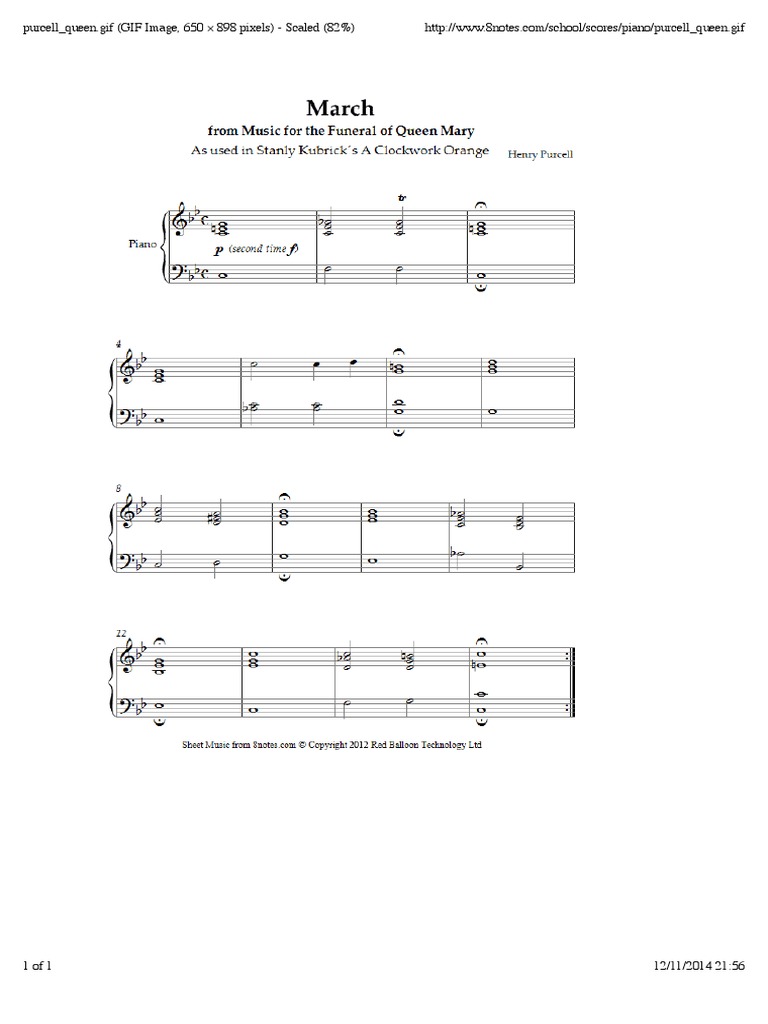 Purcell Funeral March | PDF