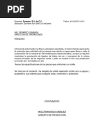 Carta de Solicitud de Flexibilidad Horaria | PDF