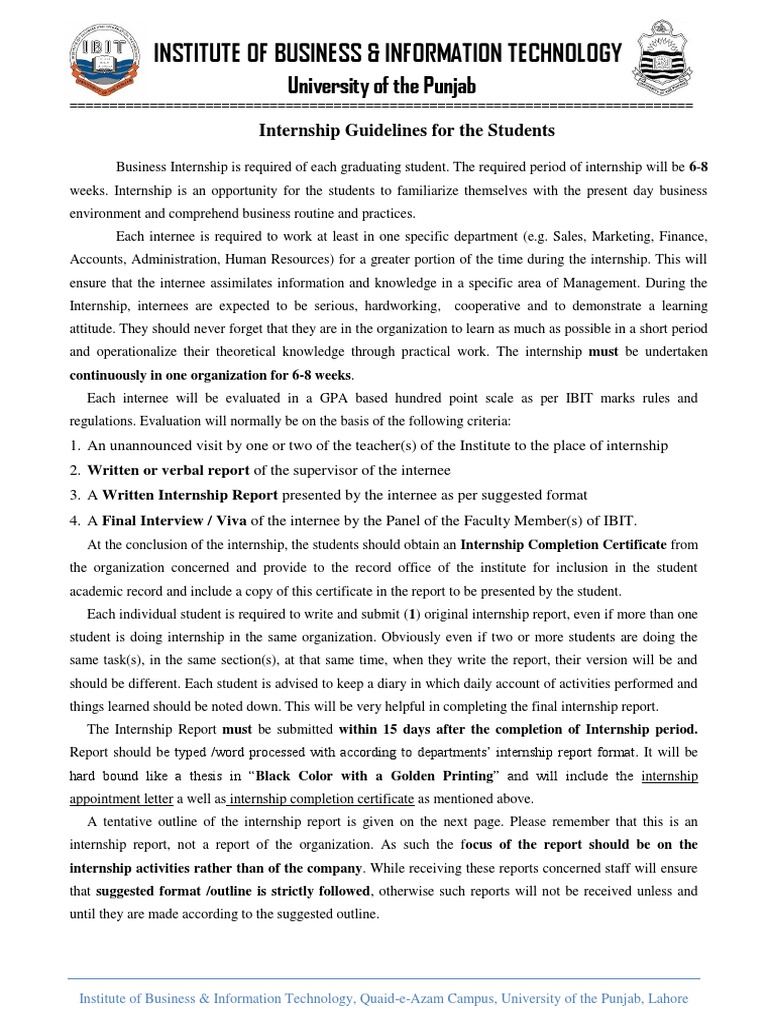 Internship Rules Regulations | PDF | Internship | Job Hunting
