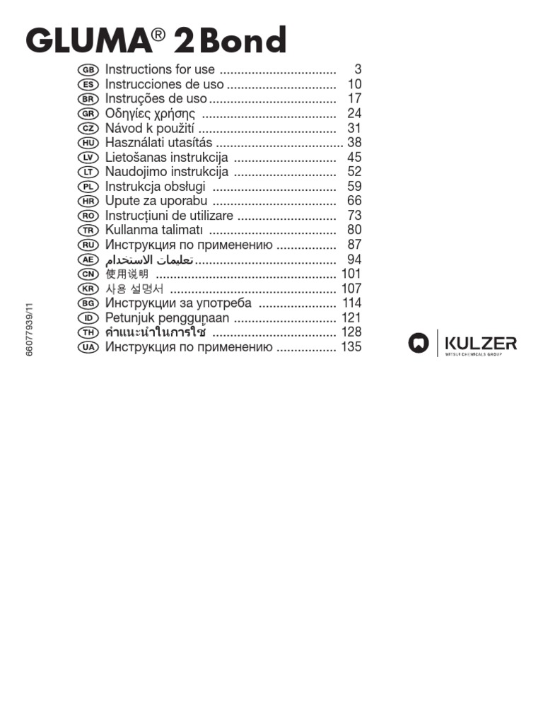 Gluma | PDF | Dental Composite | Chemistry