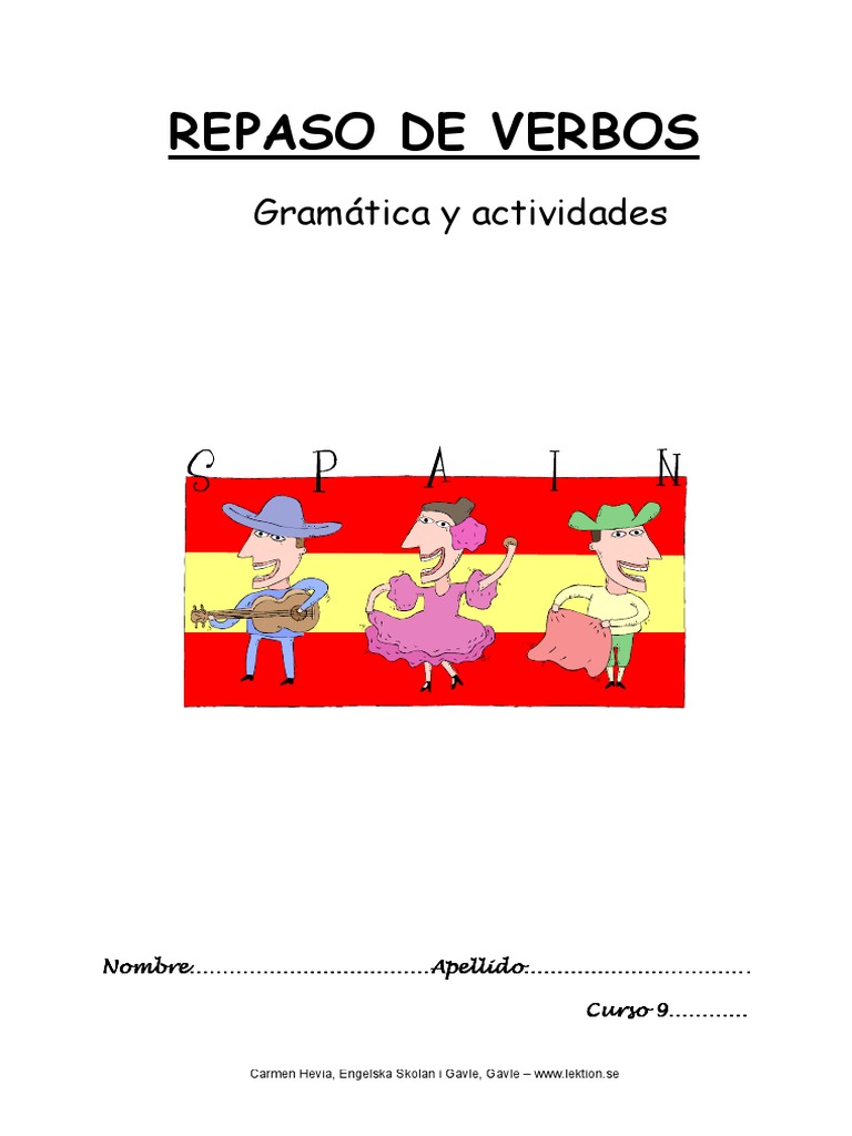 Repaso de Verbos en Español | PDF | Gramática | Sintaxis