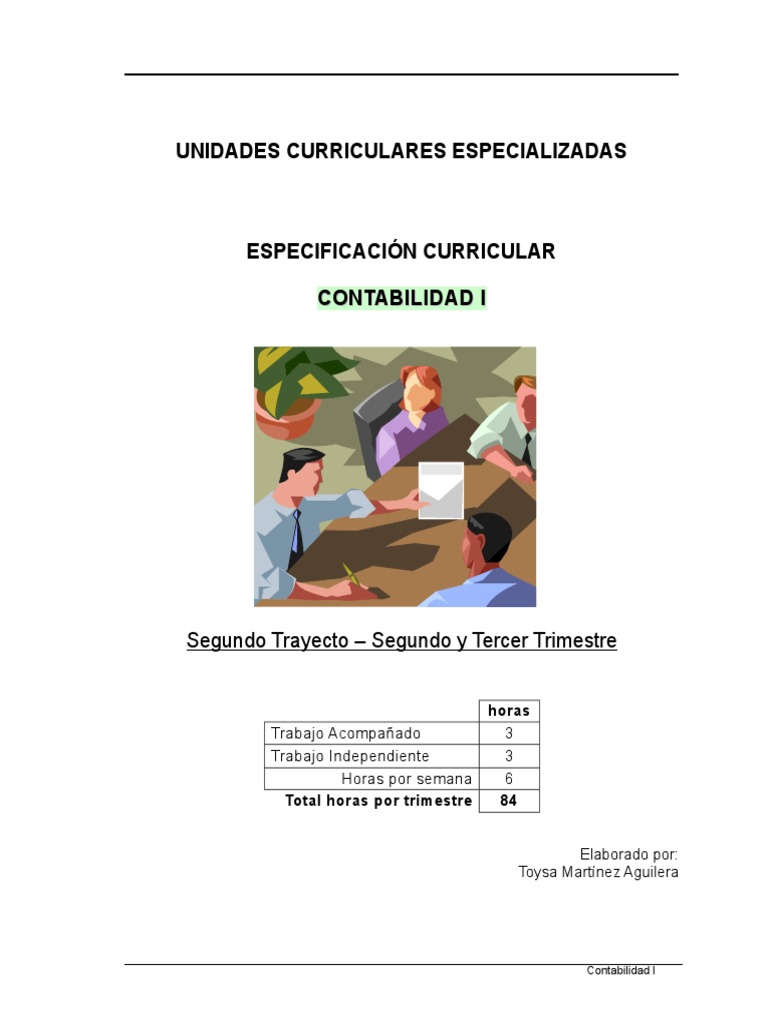 Carátula de Contabilidad I | PDF | Contabilidad | Contabilidad financiera
