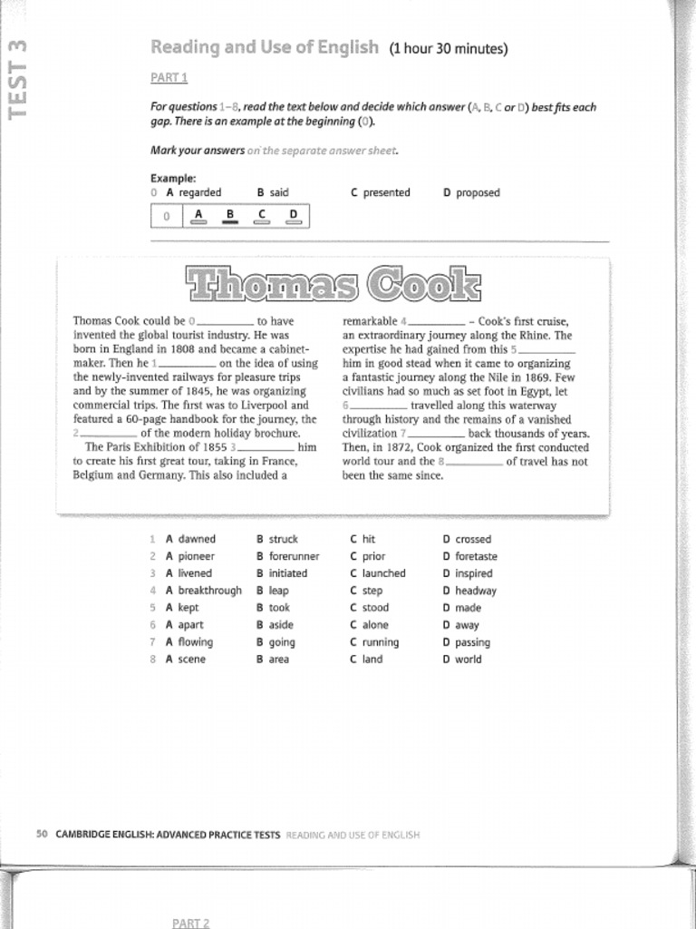 Cae Practice Test 3 PDF | PDF