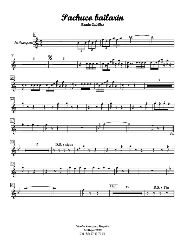 Pachuco Bailarin - Banda Cuisillos | PDF