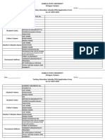 TDP Application Form | PDF
