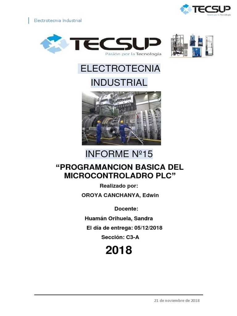 ELECTROTECNIA - Lab. Nº15. Programacion Basaica Del Microcontrolador ...