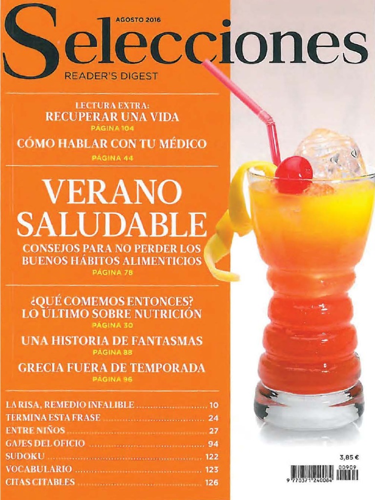 Selecciones Readers' Digest - Agosto 2016 PDF | PDF