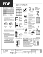 Sample General Structural Notes | PDF | Concrete | Strength Of Materials