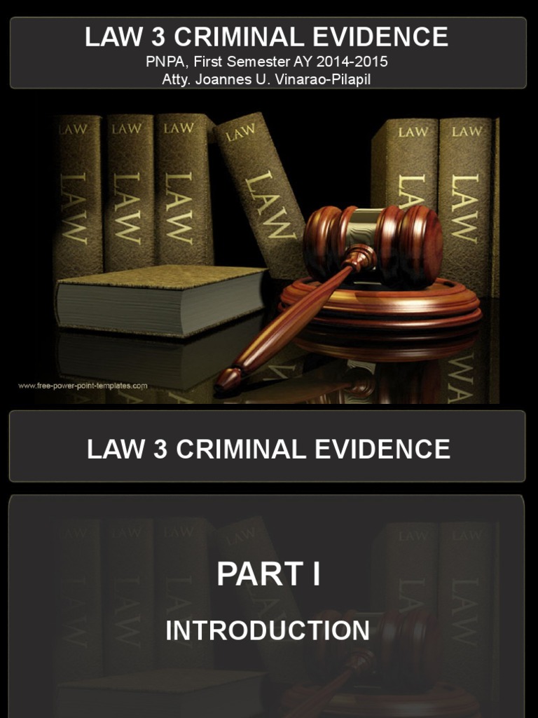 Law 3 Criminal Evidence 2014 Edition Concise | Download Free PDF ...