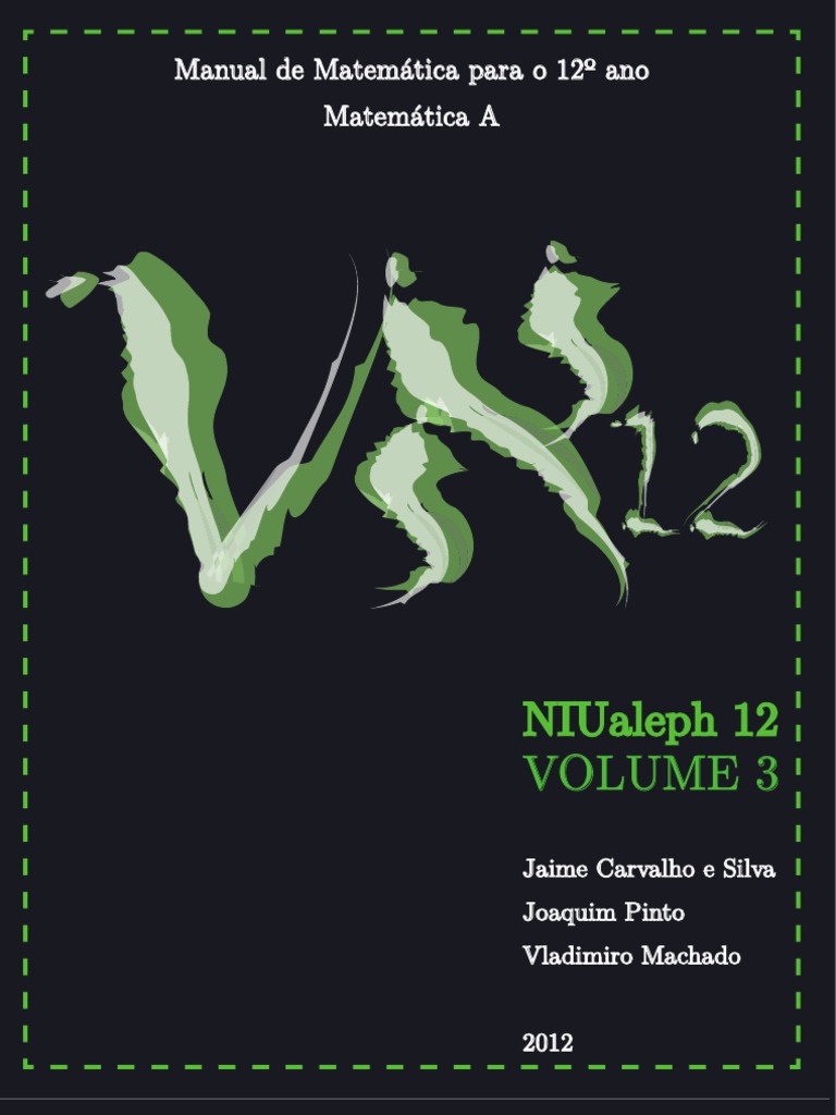 NiuAleph 12 Vol. 3 - Manual de Matemática para o 12.º Ano de Matemática ...