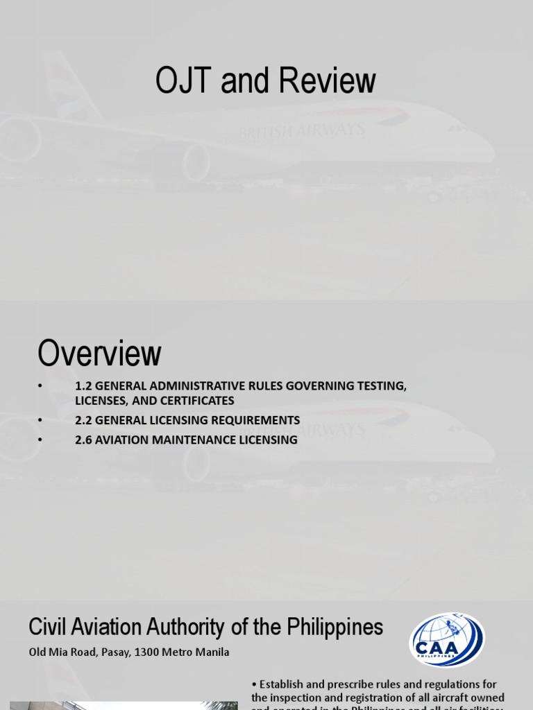 Introduction OJT and Review Part 1 | PDF | Government | Government ...