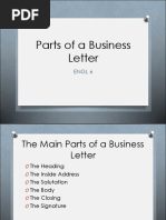 Modified Block Format Letter Guide | PDF