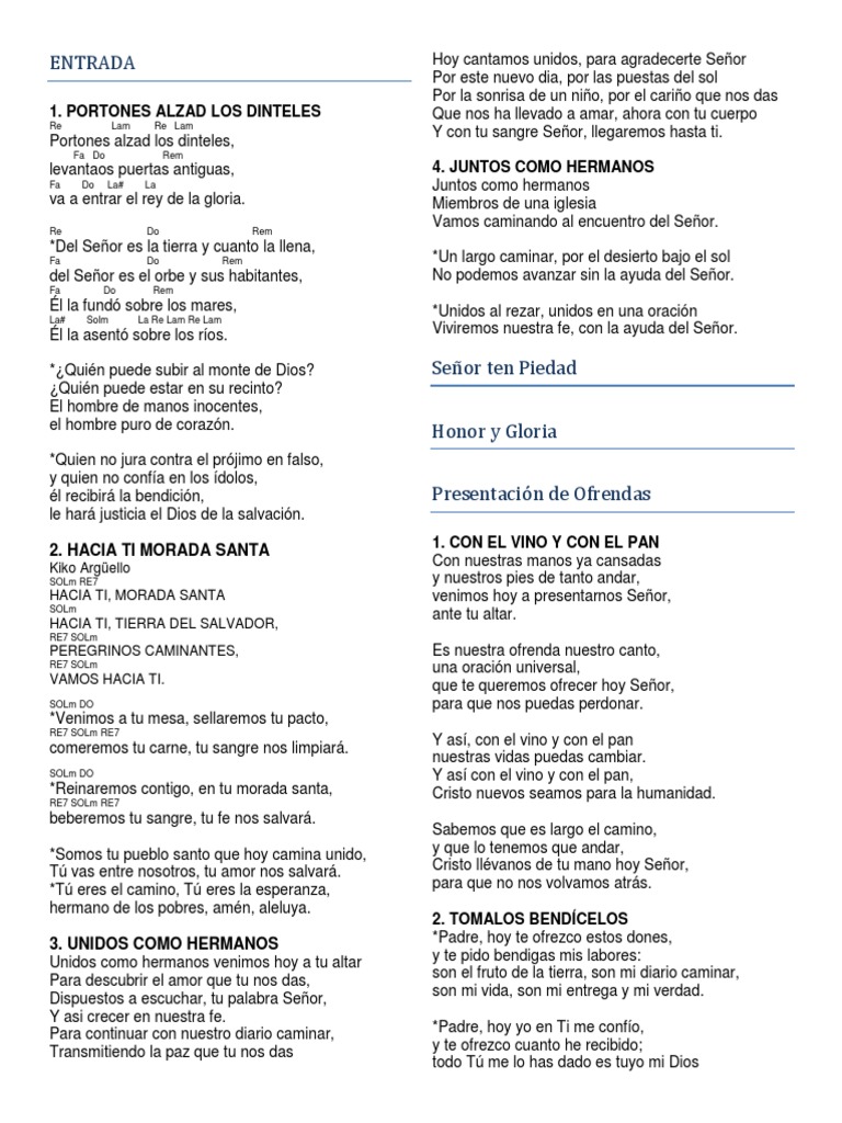 Cantos de Cuaresma | PDF | Cristo (título) | María, madre de Jesús