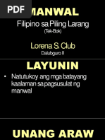 LESSON 4 - Manwal | PDF