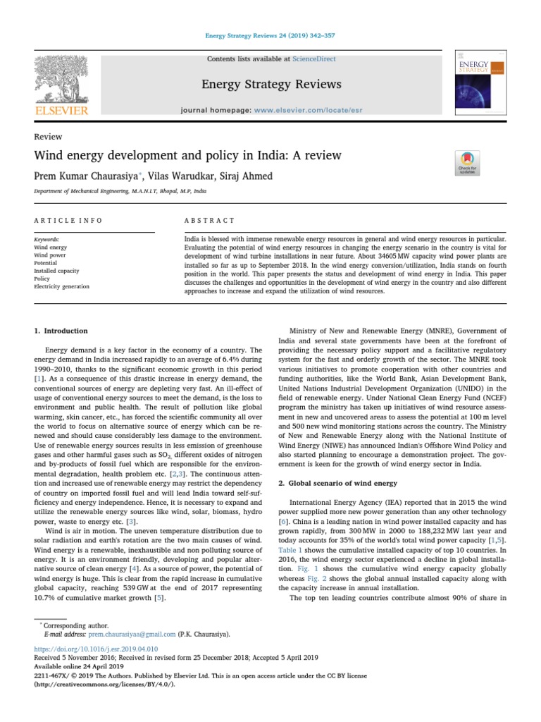 Wind Turbine Details | PDF | Renewable Energy | Wind Power