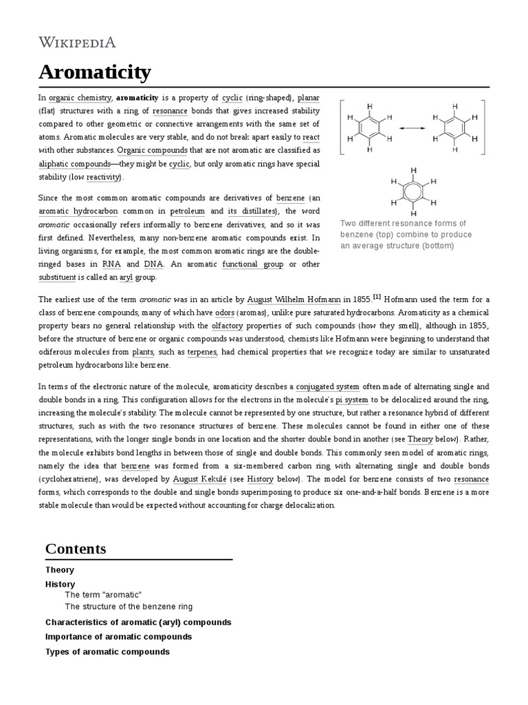 Aromatic It y | PDF | Aromaticity | Covalent Bond
