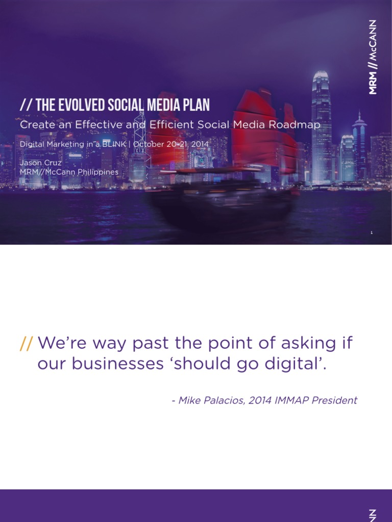 Creating Your Social Media Brand Marketing Road Map - Jason Cruz | PDF ...