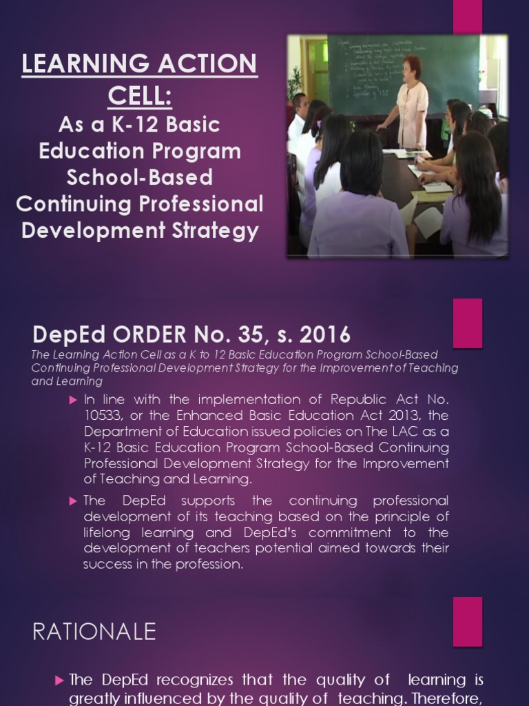 Learning Action Cell 1ardie | PDF | Pedagogy | Educational Technology