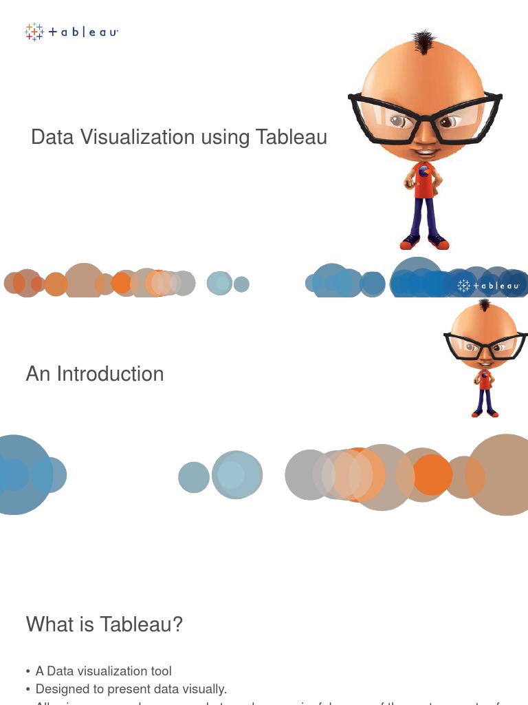 Session 1 Tableau Environment | PDF | Visualization (Graphics) | Computer File