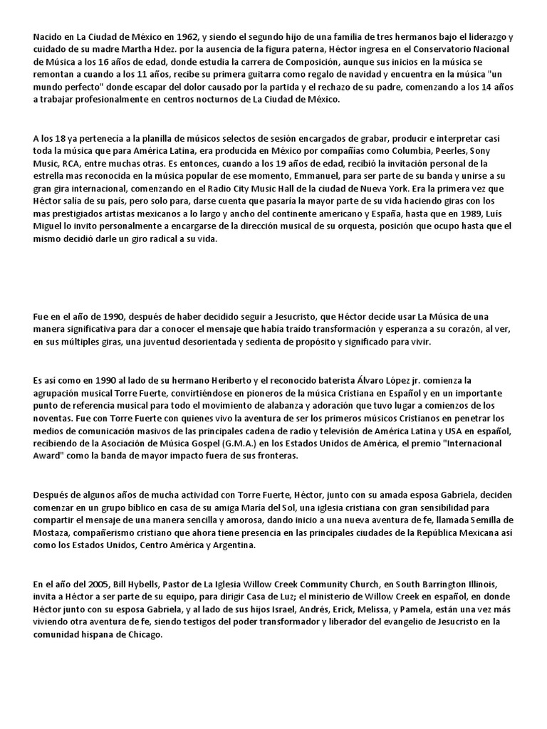 Hector Hermosillo | PDF | Ciudad de México | México