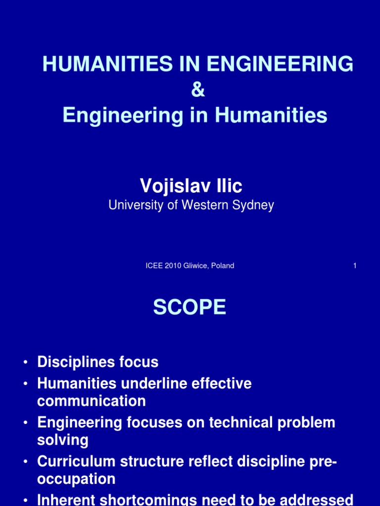 Humnities in Engineering | PDF | Humanities | Fuel Efficiency