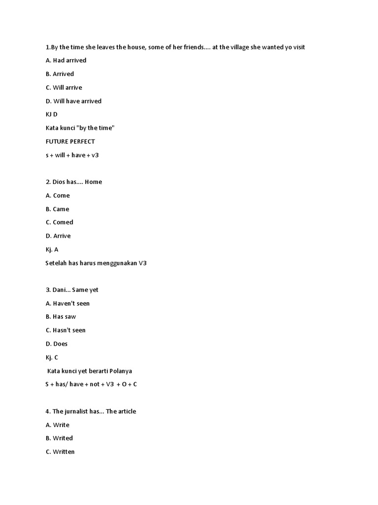 Contoh Rekapan | PDF | Grammar | Syntax