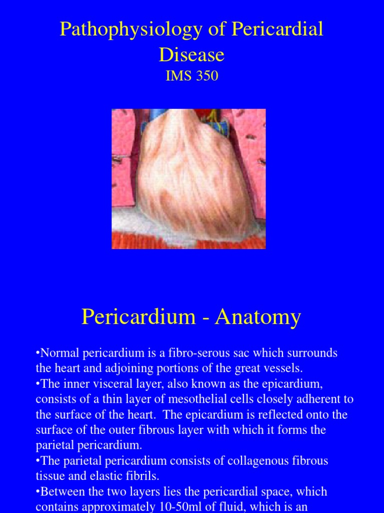 Pathophysiology of Pericardial Disease | PDF | Diastole | Atrium (Heart)