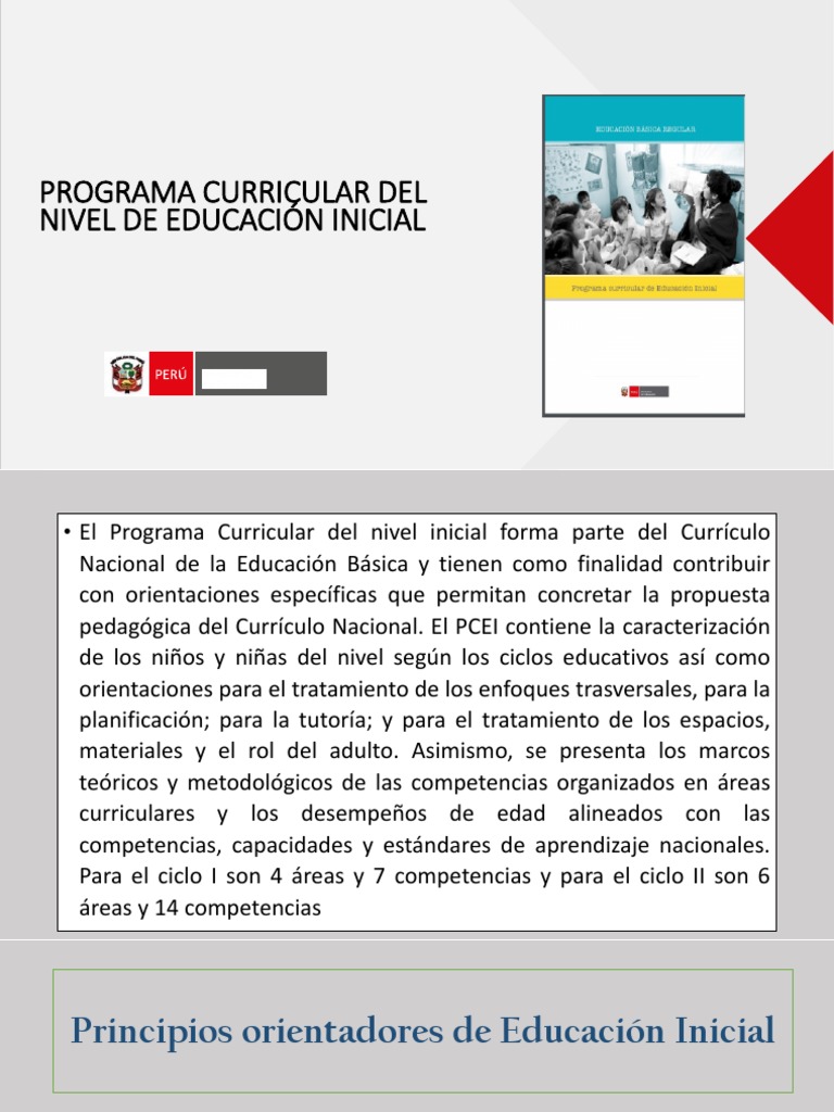 Programación Curricular Inicial | PDF | Educación de la primera ...