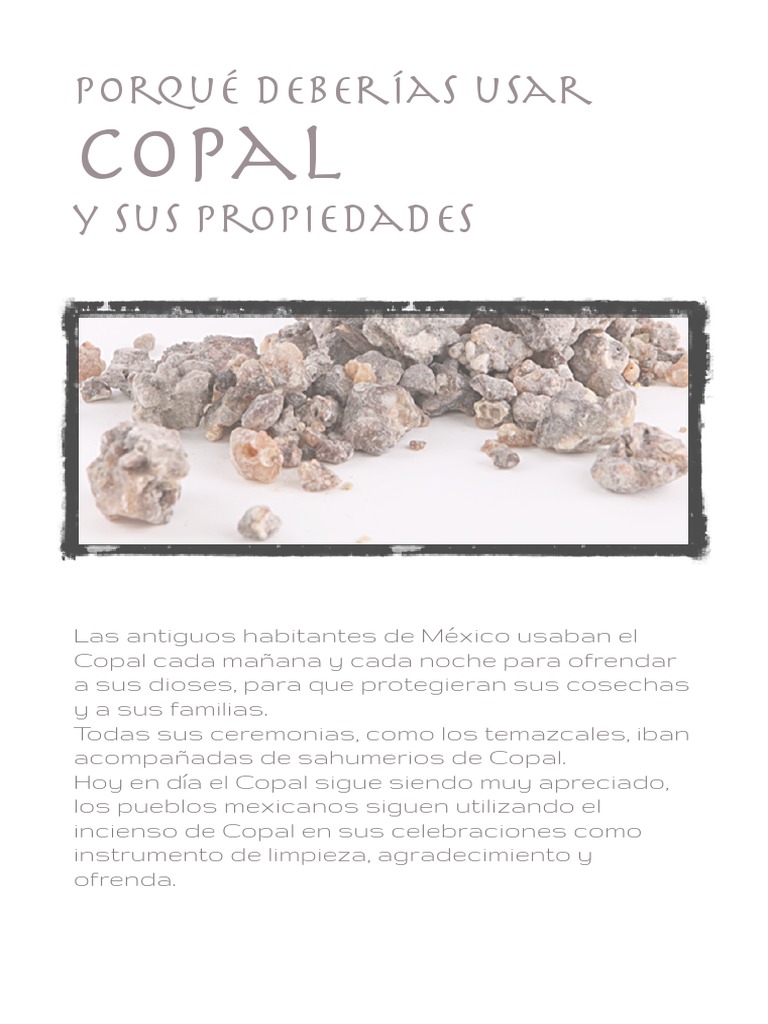 El Copal | PDF | Incienso | Bienestar