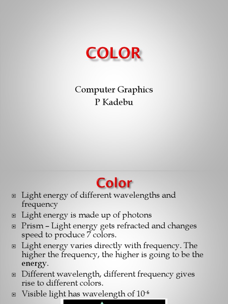 Colour Transformations | PDF | Color | Light