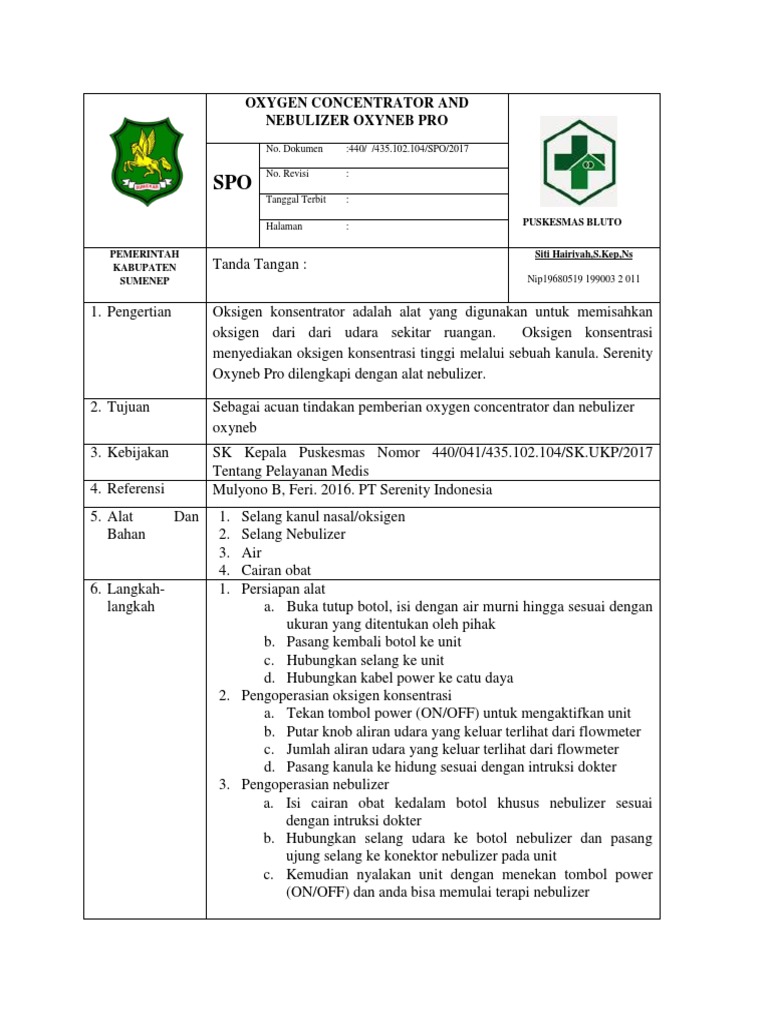 Spo Oxygen Concentrator | PDF